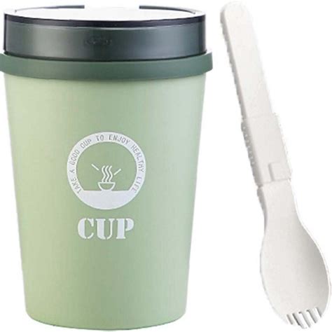 Amazon｜joluce ホットフードフラスコ ミニ ステンレス 魔法瓶 ホットandコールドフード サーモスフードコンテナ 折りたたみスプーン付き スープフードジャー 断熱ランチボックス