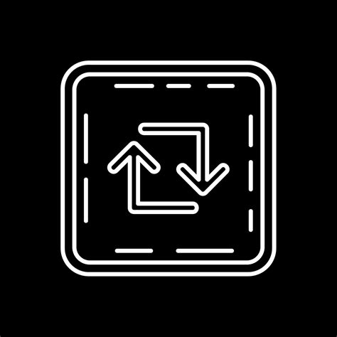 Loop Line Inverted Icon Vector Art At Vecteezy