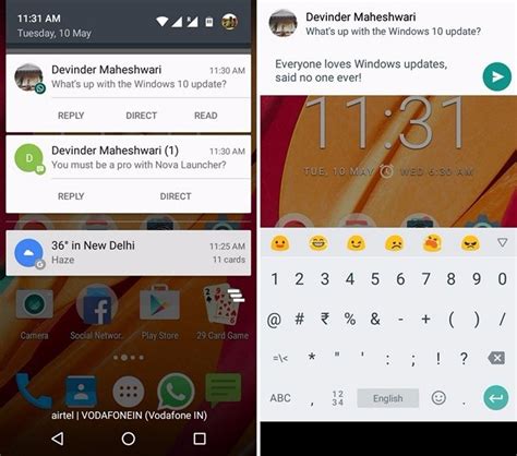 how to get android n quick reply on any android device beebom