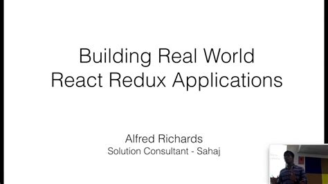 Building Real World React Redux Applications Youtube