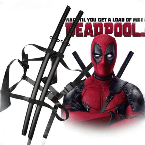 Deadpool Marvel Movies Comics Peripheral Weapons Super Hero Wooden Cool