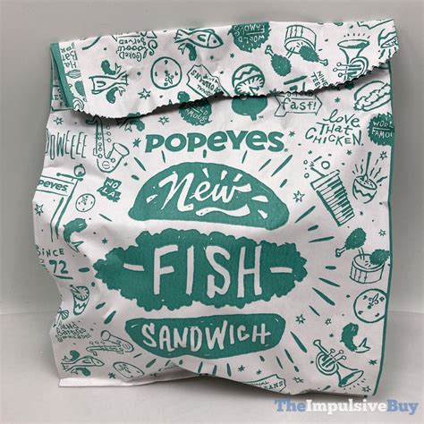 Review Popeyes Cajun Flounder Fish Sandwich The Impulsive Buy