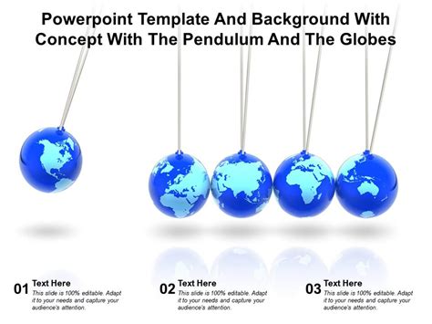 Powerpoint Template And Background With Concept With The Pendulum And