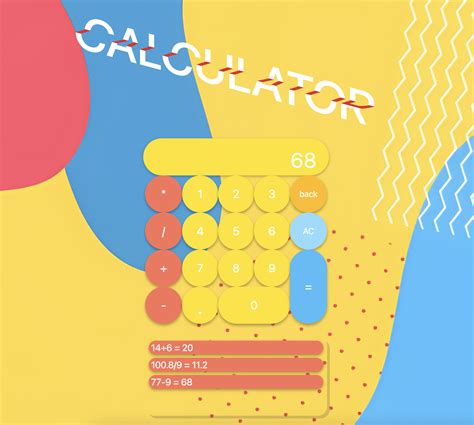 Github Bitwisebenjaminreact Calculator This React Calculator App Is A Simple Calculator