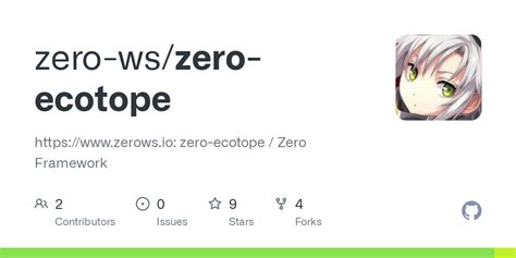 GitHub Zero Ws Zero Ecotope Https Zerows Io Zero Ecotope Zero Framework