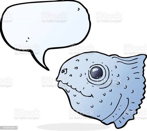 말풍선이 있는 고기잡이 헤드 말풍선을 그라데이션에 대한 스톡 벡터 아트 및 기타 이미지 그라데이션 기포 낙서 드로잉