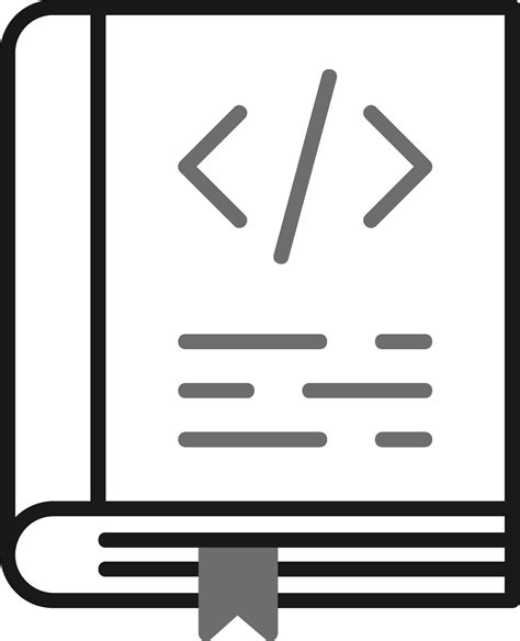 Coding Book Vector Icon 31431511 Vector Art At Vecteezy