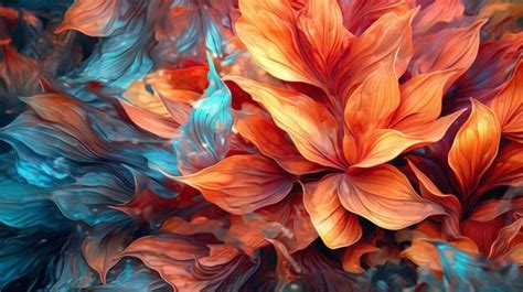 Generative Ai Unveiling The Intricate Patterns And Textures Beneath Natures Leaves Premium Ai