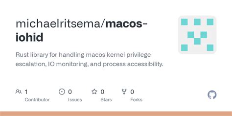 Github Michaelritsemamacos Iohid Rust Library For Handling Macos