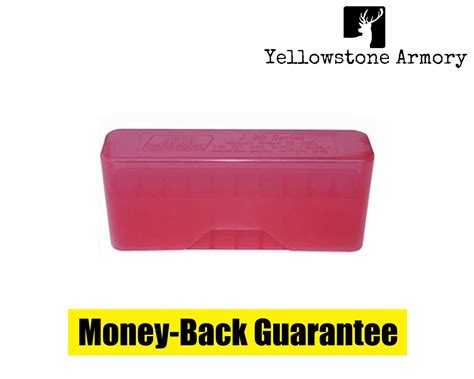 Mtm Case Gard Rifle Slip Top 20rd 7mm Rem 338 Win Magazine Red J20lld29