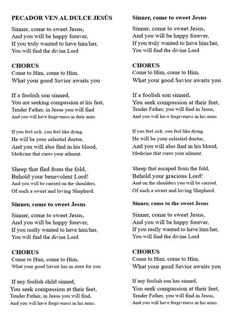 Come To Sweet Jesus A Call For Forgiveness Pdf Jesus Forgiveness