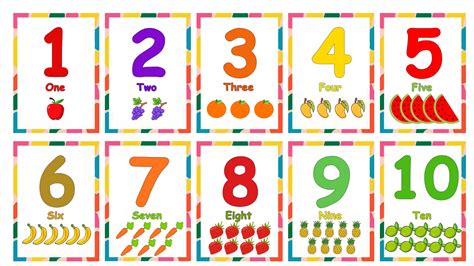 Numbers 1 10 Lesson Plans Ells Class