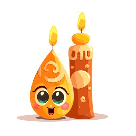 안식일 촛불 벡터 스티커 클립 아트 귀여운 만화 캐릭터와 촛불 행복한 얼굴로 만화 캐릭터 상표 클립 아트 Png 일러스트 및 벡터 에 대한 무료 다운로드 Pngtree