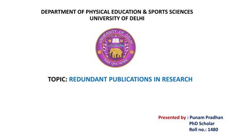 Redundant Publication In Research Pptx