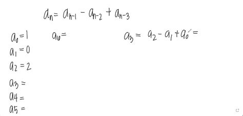 Find The First Six Terms Of The Sequence Defined By Each Of These