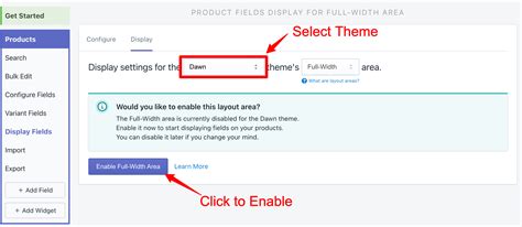 Migrating Field Display Settings On Shopify 20 Themes Custom Fields