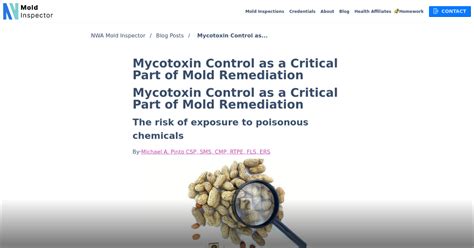 Mycotoxin Control As A Critical Part Of Mold Remediation Nwa Mold