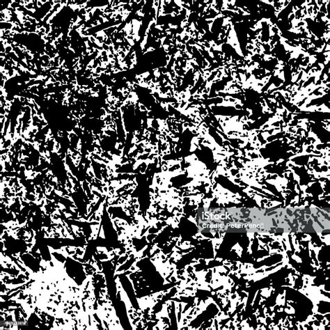 톱밥 나무 껍질 그런지 질감 검은 먼지 가루 긁힘 패턴 추상적인 거친 배경 벡터 디자인 아트워크입니다 텍스처 효과 크랙 쓰레기에 대한 스톡 벡터 아트 및 기타 이미지