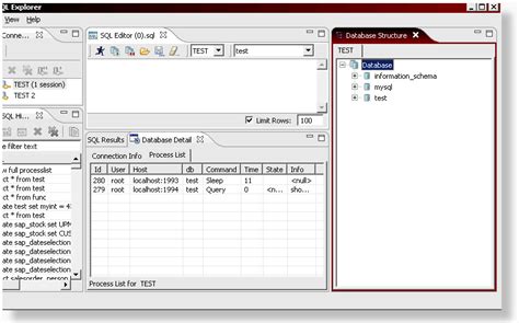 Eclipse SQL Explorer