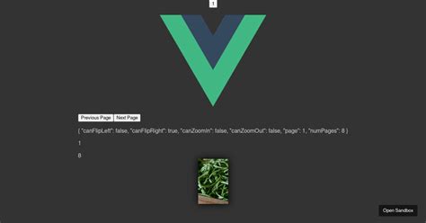 Flipbook Vue Examples Codesandbox