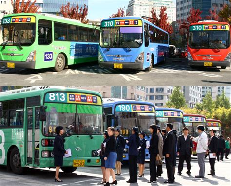 대전시 새로운 시내버스 색상과 정류장 선보여