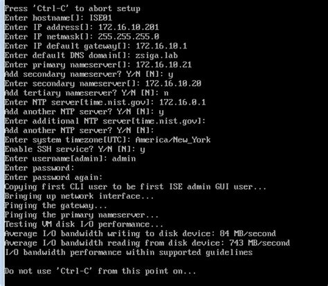 ZBISE01 Basic Cisco ISE VM Installation Zigbits Where Zigabytes Are Faster Than Gigabytes