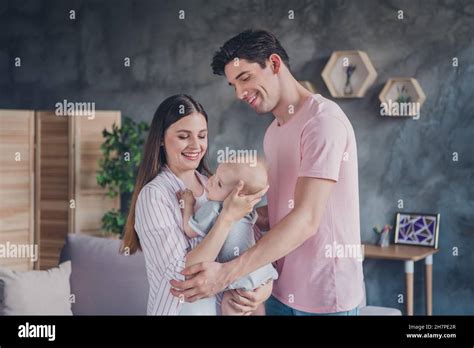 Portrait Of Attractive Adorable Gentle Sweet Cheerful Spouses Rocking