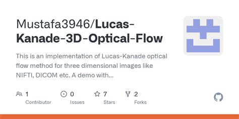 Github Mustafa3946lucas Kanade 3d Optical Flow This Is An Implementation Of Lucas Kanade