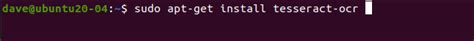 How To Do Ocr From The Linux Command Line Using Tesseract
