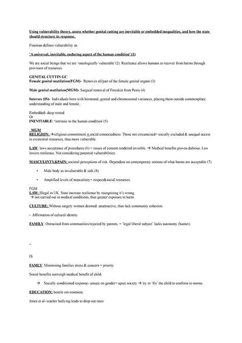 Using Vulnerability Theory Fineman Defines Vulnerability As ‘a