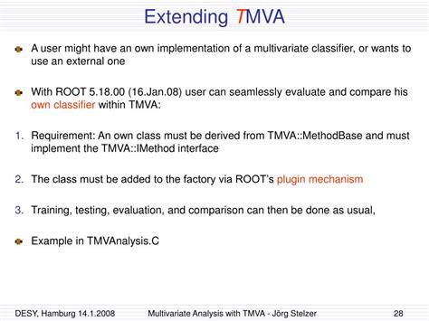 ppt machine learning with t mva a root based tool for multivariate