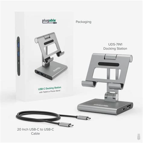 Plugable Usb C Docking Station Is A Stand And Expands Your Tablets Functionality Review G