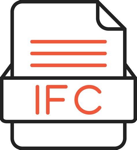 Ifc File Format Vector Icon 29463784 Vector Art At Vecteezy