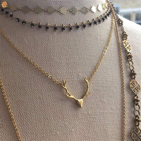 Deer Necklace Etsy