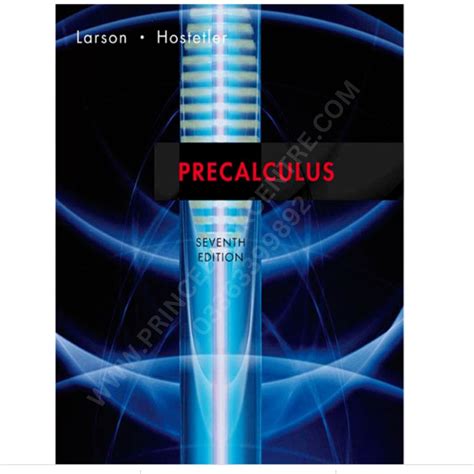 Precalculus 7th Edition By Ron Larson Prince Book Centre