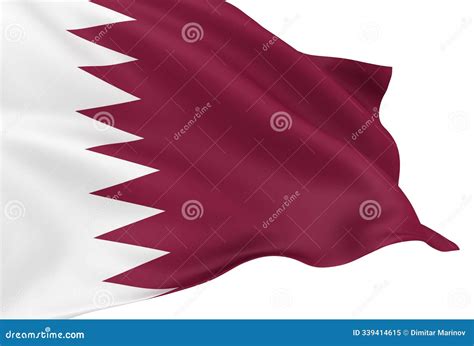 Qatari Flag Stock Illustration Illustration Of Banner 339414615