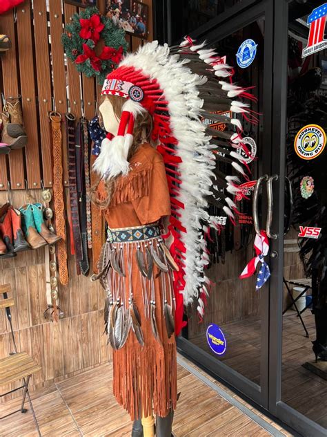 🍃หมวกขนนกรุ่นขา เสื้อผ้าแนวโบฮีเมียน แนวยิปซี แนวอินเดียน