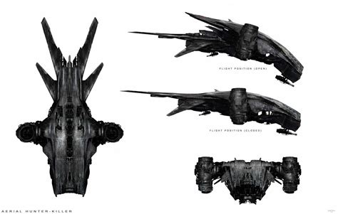 Terminator Salvation Victor Martinez Space Ship Concept Art