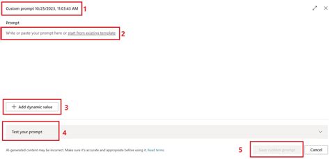 프롬프트 만들기 Microsoft Learn