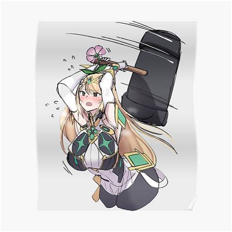 Mythra Xenoblades Chronicles Poster For Sale By Pixelss2dio Redbubble