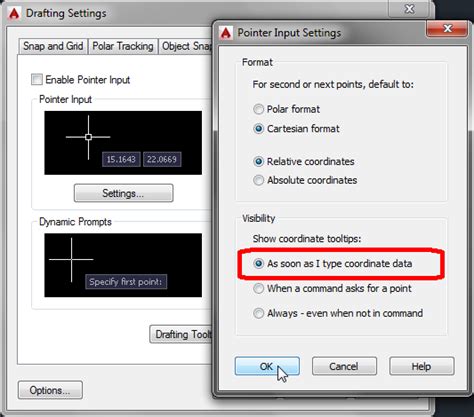 The Architect S Desktop AutoCAD Object Snap Tracking And Command Line Docking Status