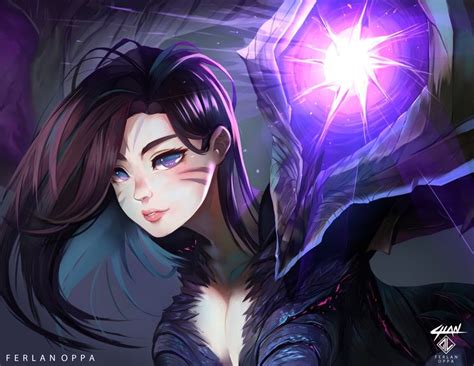 Kaisa Daughter Of The Void Fanart Ferlan Mosong Lol League Of
