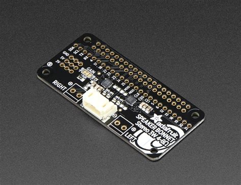 Overview Adafruit Speaker Bonnet For Raspberry Pi Adafruit Learning