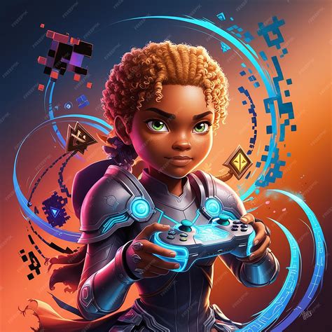 Create Your Own Game World Video Game Illustration Templates Premium