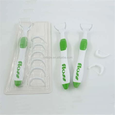 Y Shape Uhmwpe Dental Floss Holder Replaceable Floss Head Dental Floss