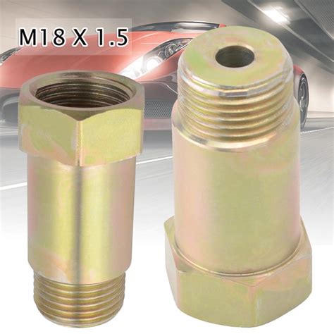 Top O2 Oxygen Sensor Bung Test Pipe Extension Extender M18x1 5 Oxygen