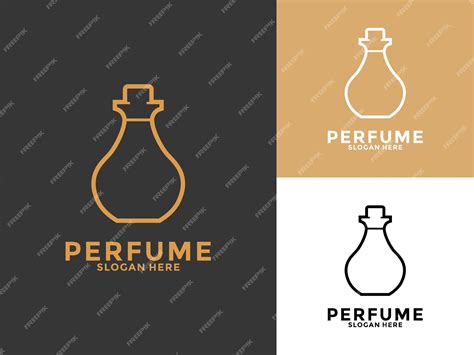 Premium Vector Simple Elegant Perfume Logo Vector Perfume Bottle