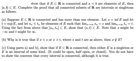 Solved Show That If ECR Is Connected And A
