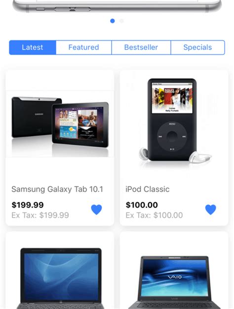 Ionic 4 Mobile App Builder Source Code With Opencart Api Module Opencart Rest Api