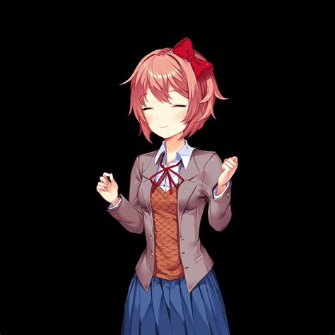 Sayori School 46 Literature Club Sprite Anime